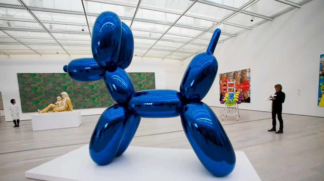 Jeff Koons Dog Sculpture